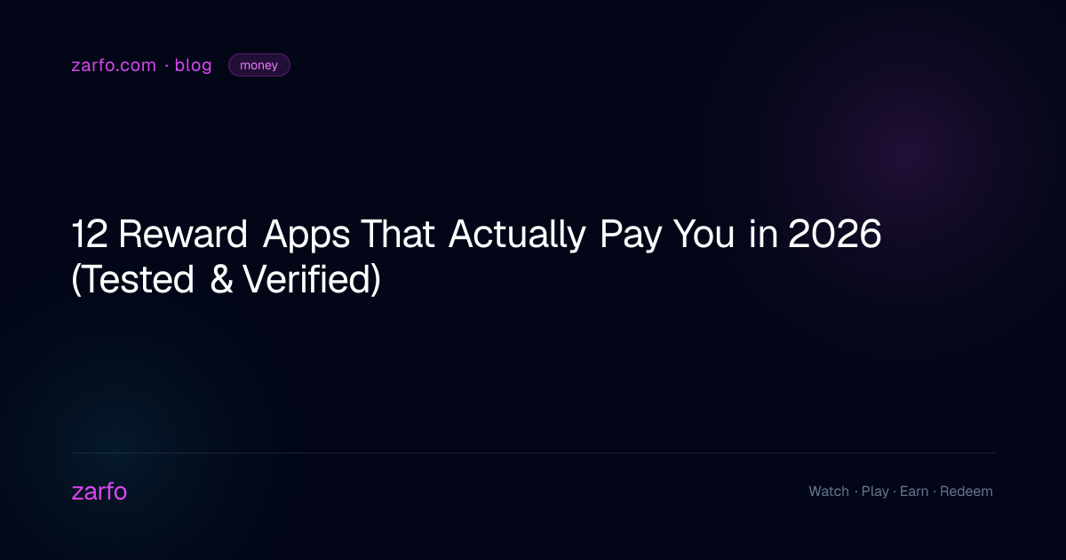 12 Reward Apps That Actually Pay You in 2026 (Tested & Verified ...